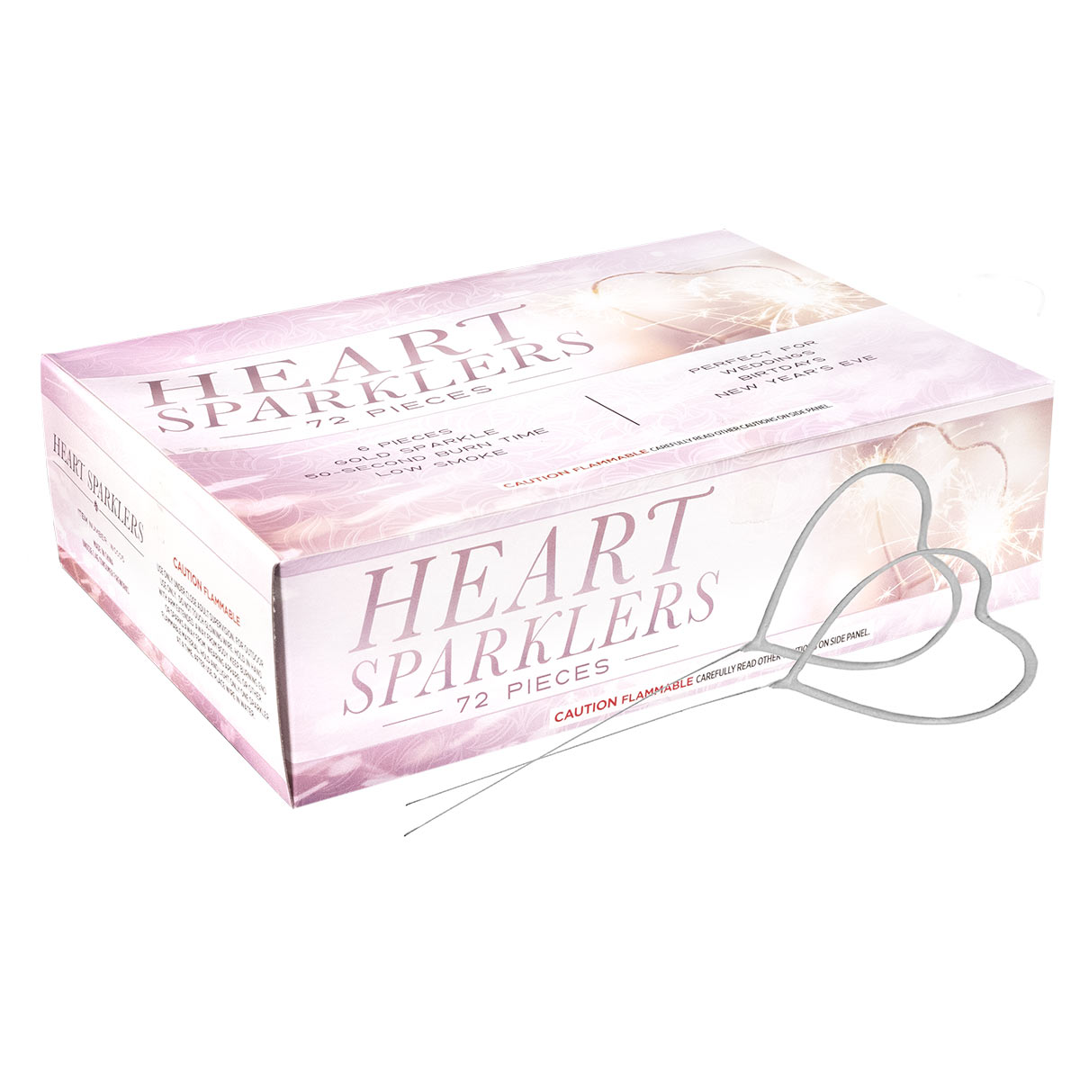Heart Sparklers – Heart Shaped Sparklers for Weddings! – Superior ...